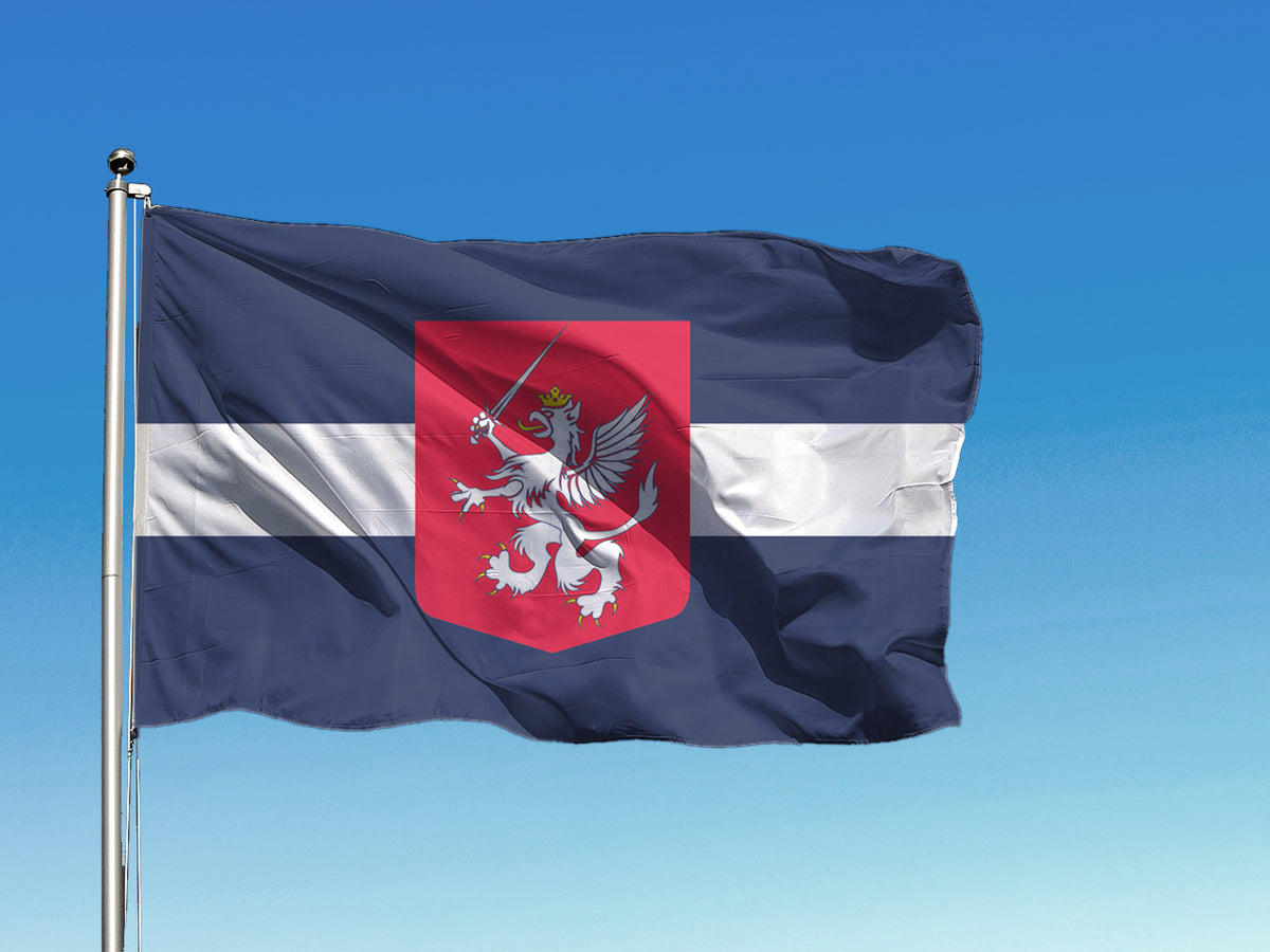 Latgales karogs ar ģerboni – Karogu Veikals