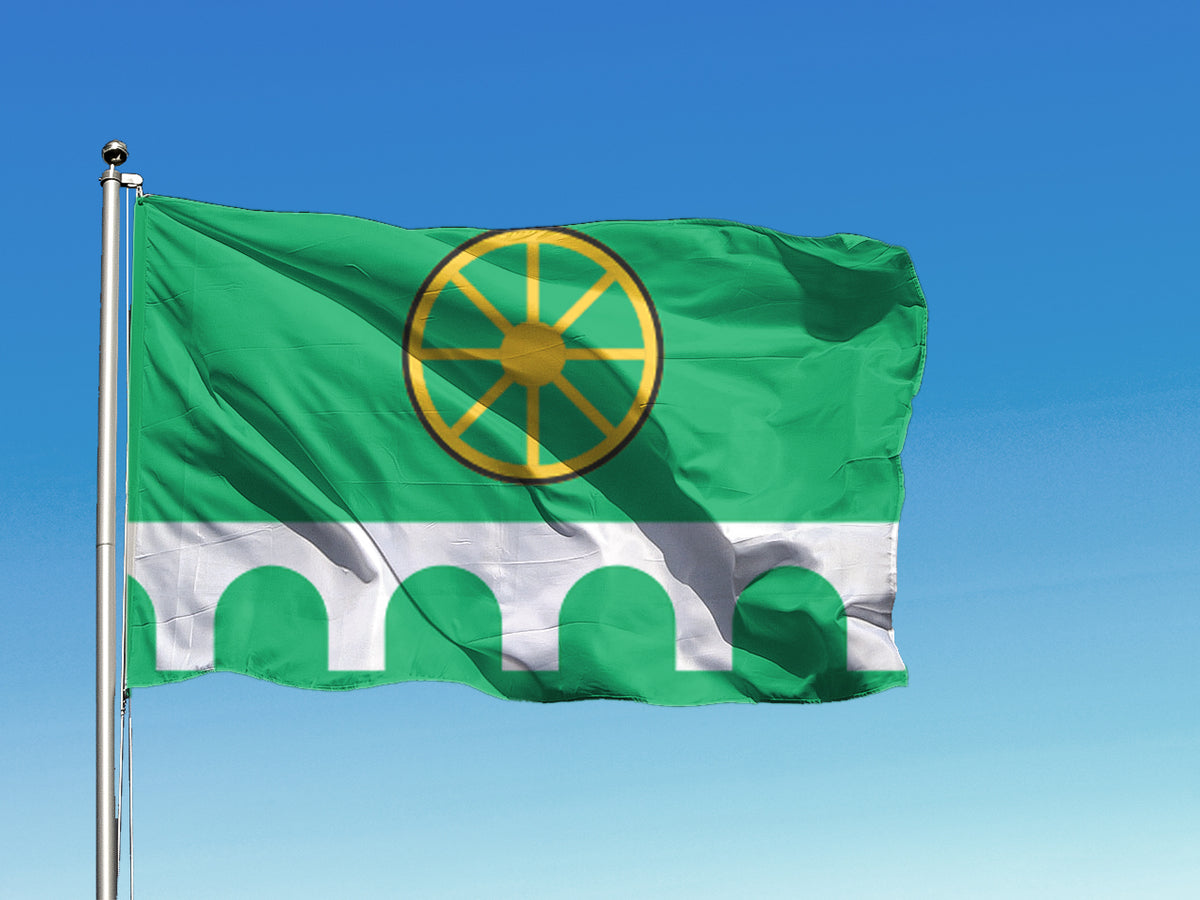 Märjamaa valla lipp – Karogu Veikals